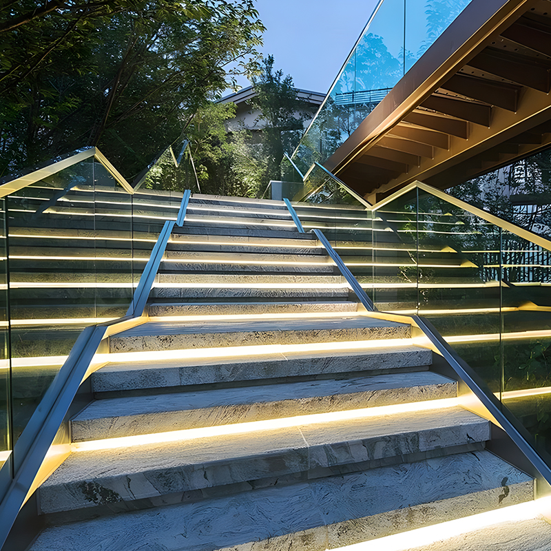 How to install silicone cover light strips led at indoor
